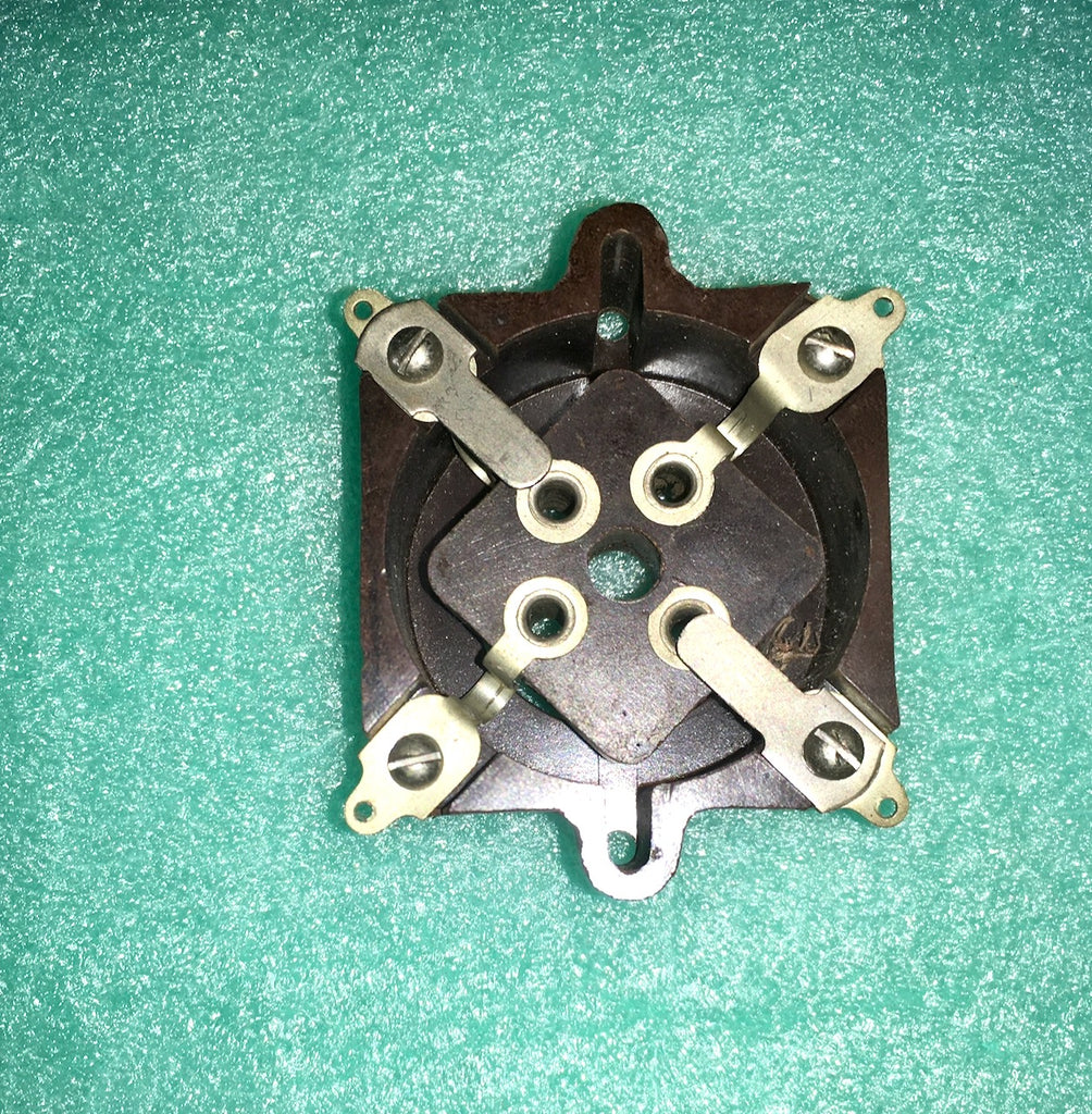 BULLPHONE NIGHTINGALE , B4, BRITISH 4 PIN, VALVE BASE, 1927, NOS ...