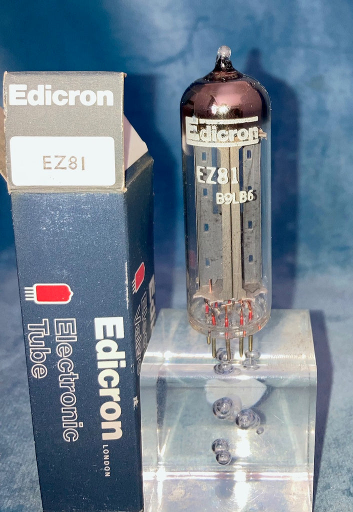 EZ81 , EDICRON, TESLA BRANDED, NOS BOXED – MULLARD MAGIC
