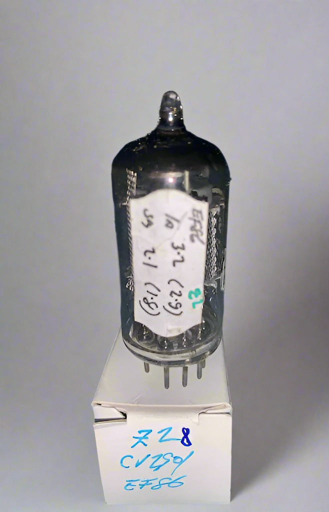 CV2901, MIL SPEC, EF86, MULLARD, MESH SCREEN, FACTORY CODE, MITCHAM, M ...