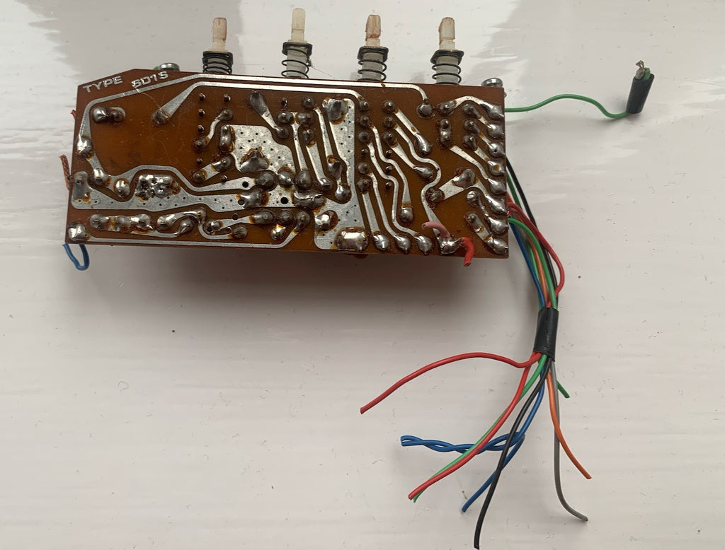 HACKER, SOVEREIGN, RP25, BAND SWITCH BOARD ,TYPE 601S – MULLARD MAGIC