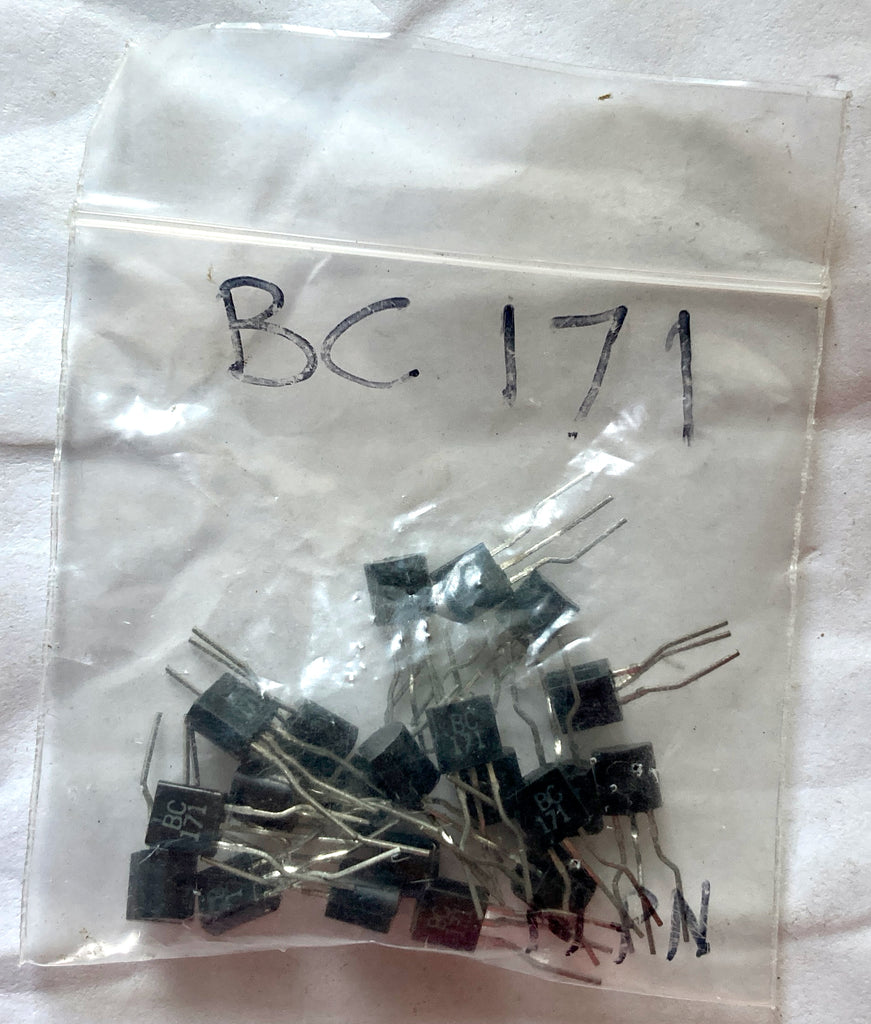 BC171, PHILIPS, GENERAL PURPOSE, NPN, HIGH GAIN TRANSISTOR, X 1PC ...