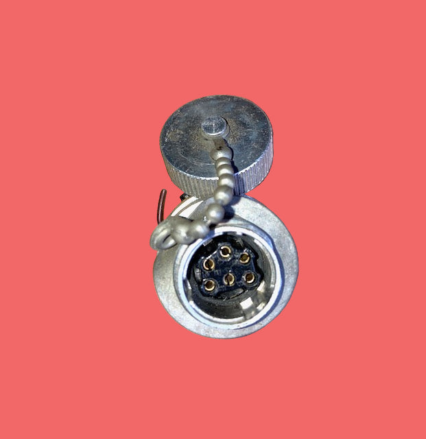 Pattern 104, Plessey, Mk 4, FIXED, 6 way SOCKET, 6 Female Pins, Larksp ...
