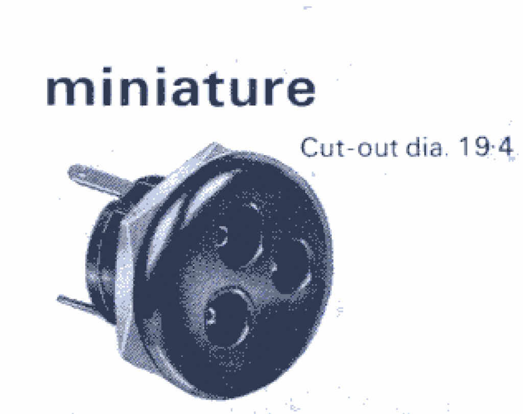 Miniature Bulgin, 3-Pin, Mains Panel Socket, 250V 3A, SA2404 Socket as ...