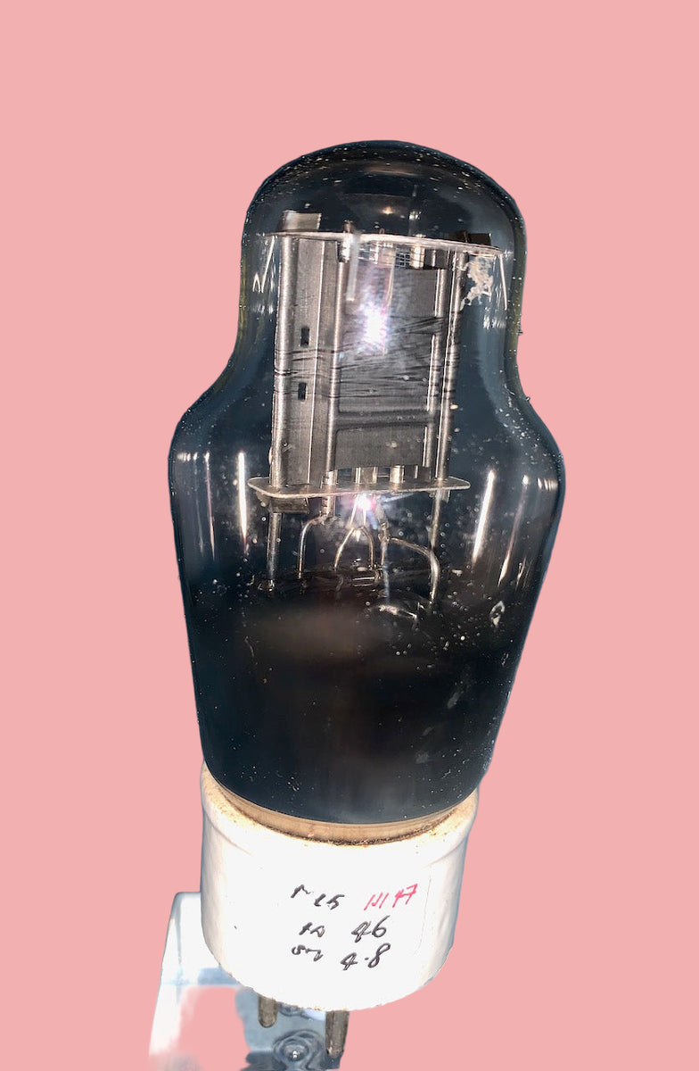 OSRAM ML6 CERAMIC BASED TRIODE 1940S FOR RAF T1154 & PX4 PX25 VALVE AM ...