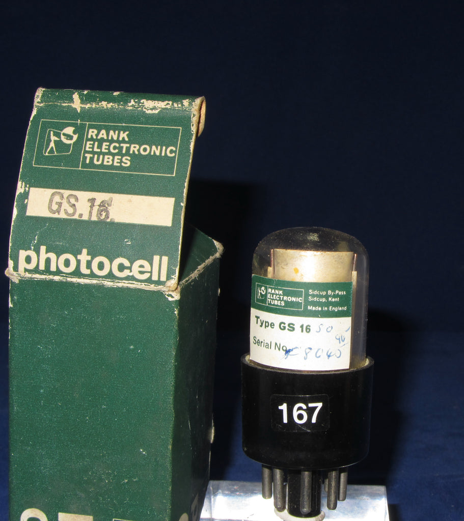 GS16, RANK ELECTRONIC TUBES, PHOTOCELL, 52CG, CMG22, CV248, – MULLARD MAGIC