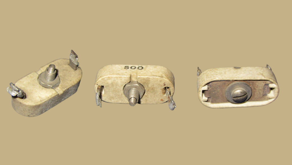 CERAMIC BODY, COMPRESSION TRIMMER, VARIABLE CAPACITOR, EX EQUIPT, 500p ...