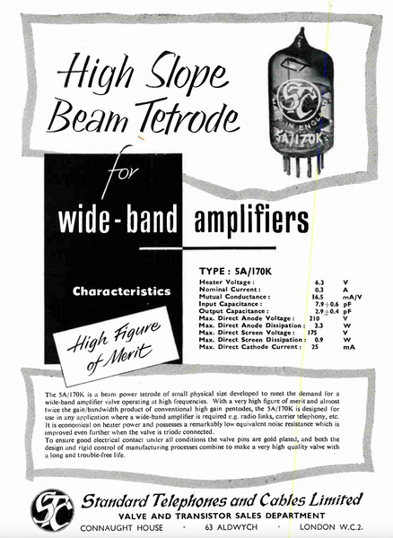 E180F, MULLARD, 5A/170K, 6688, CV3998, EF861 – MULLARD MAGIC