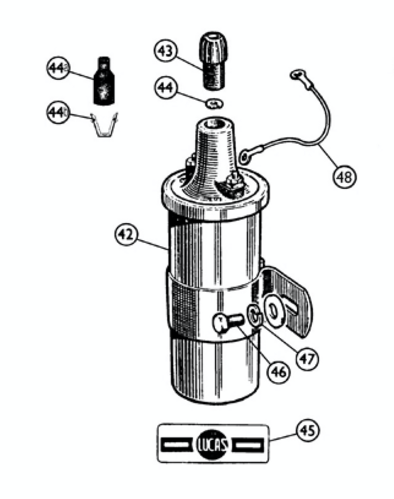 6.3mm Lucar Terminal, Double Blade, 3.7mm Central Hole, for Classic Ca ...